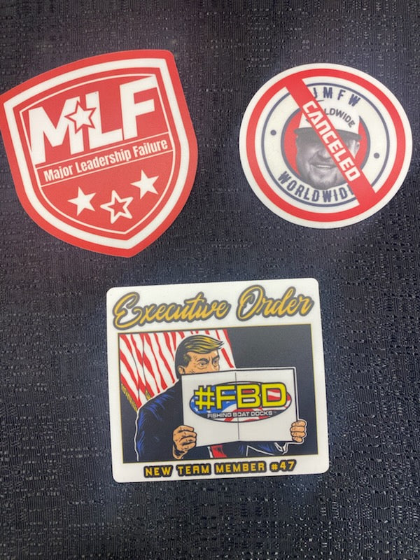 Executive Order Sticker bundle – Fishing Boat Docks